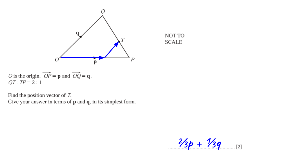 Vectors Past Paper Questions For Igcse Cambridge 0580