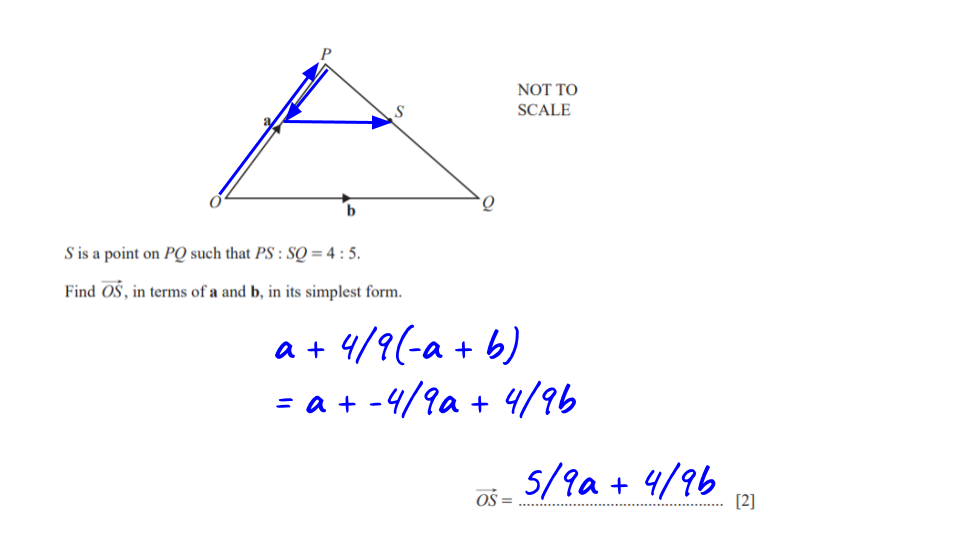 Vectors Past Paper Questions For Igcse Cambridge 0580